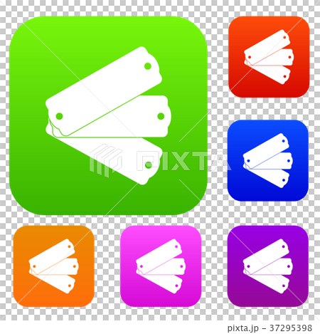 Three tags set collection - Stock Illustration [37295398] - PIXTA