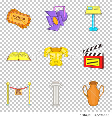 Props icons set, cartoon styleのイラスト素材 [37296652] - PIXTA