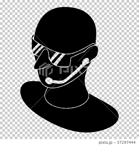 Security man icon, simple style - Stock Illustration [37297444] - PIXTA