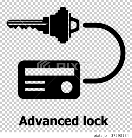 Advanced lock icon, simple black style - Stock Illustration [37298184 ...