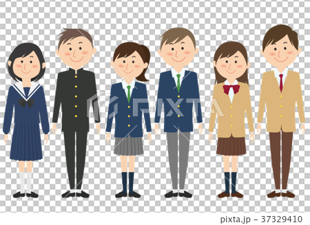 A high school student - Stock Illustration [37329410] - PIXTA
