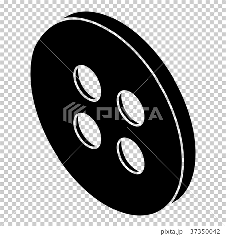 Classic shirt button icon, simple style - Stock Illustration [37350042 ...