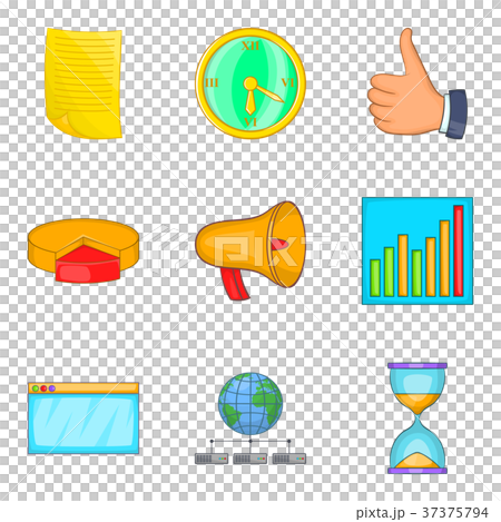 Units icons set, cartoon style - Stock Illustration [37375794] - PIXTA