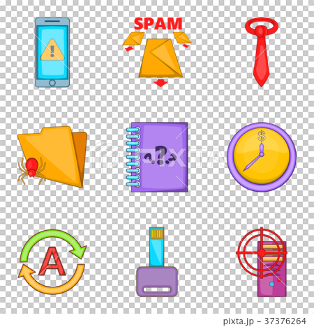 Scammer icons set, cartoon style - Stock Illustration [37376264] - PIXTA