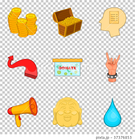 Regret icons set, cartoon style - Stock Illustration [37376853] - PIXTA