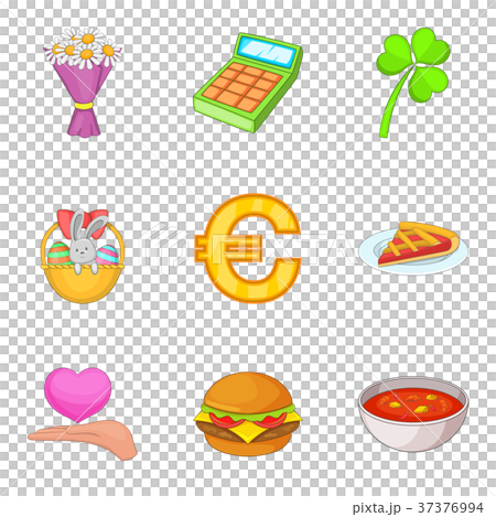 Ruth icons set, cartoon style - Stock Illustration [37376994] - PIXTA