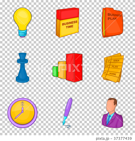 Allotment icons set, cartoon style - Stock Illustration [37377439] - PIXTA