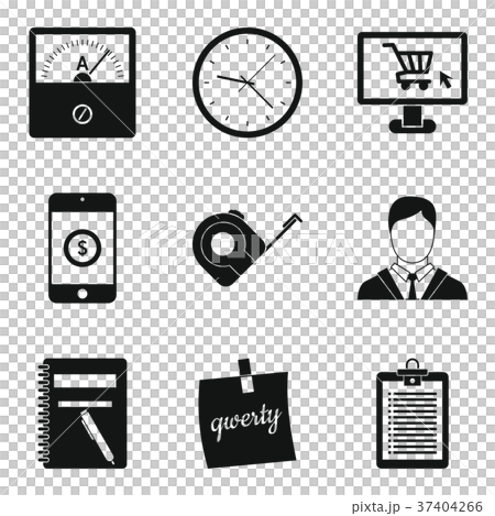 Computation icons set, simple style - Stock Illustration [37404266] - PIXTA