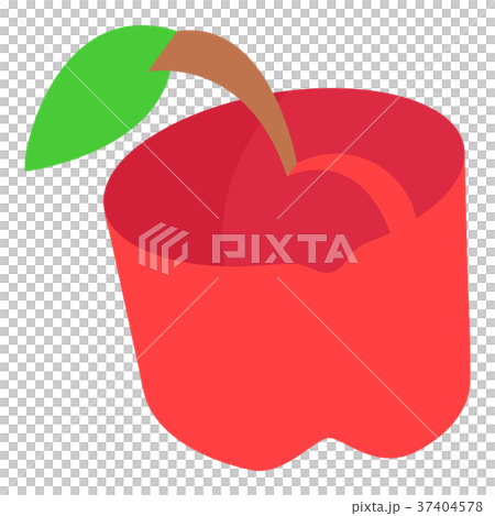 Paper apples icon, isometric 3d style - Stock Illustration [37404578 ...