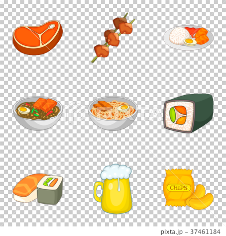 Bachelor party icons set, cartoon style - Stock Illustration [37461184 ...