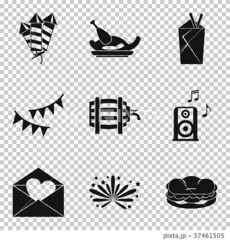 Hangover icons set, simple style - Stock Illustration [37461505] - PIXTA