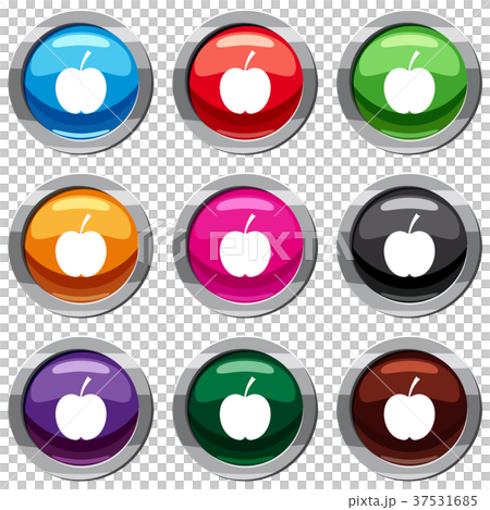 Checkered apple set 9 collection - Stock Illustration [37531685] - PIXTA