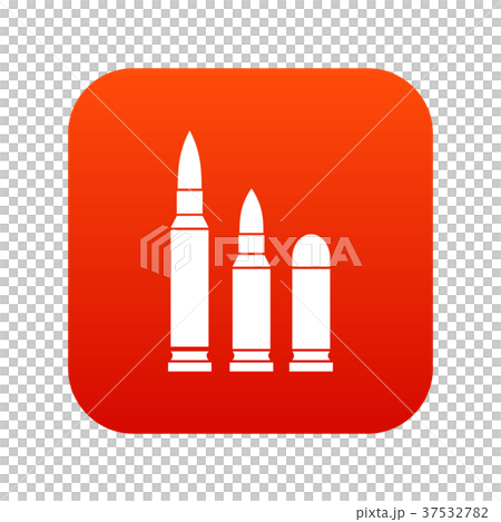 Bullets icon digital red - Stock Illustration [37532782] - PIXTA
