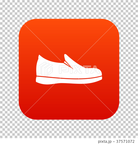 Shoes icon digital red - Stock Illustration [37571072] - PIXTA