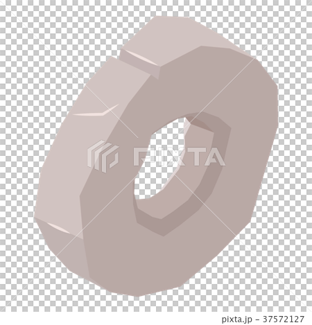 Primitive tool icon, isometric style - Stock Illustration [37572127 ...