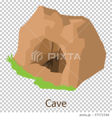 Deep cave icon, isometric style - Stock Illustration [37572580] - PIXTA