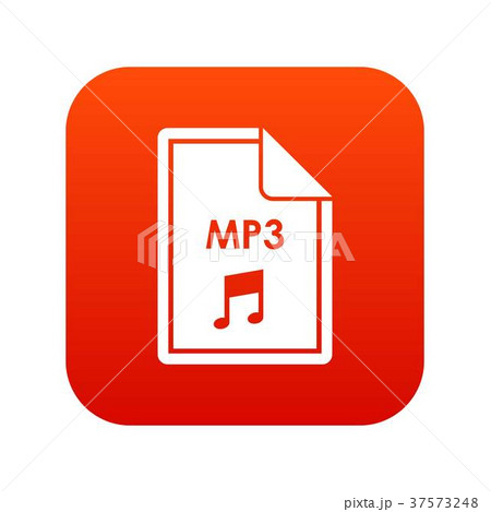 Mp3 Icon Red