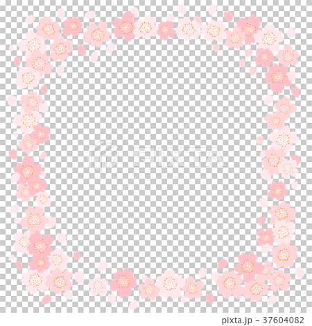 Cherry tree frame - Stock Illustration [37604082] - PIXTA