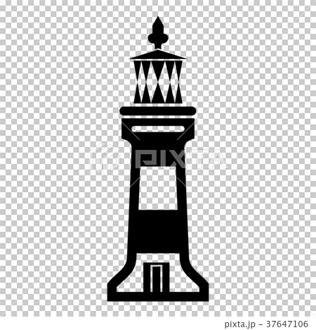Stone beacon icon, simple style - Stock Illustration [37647106] - PIXTA