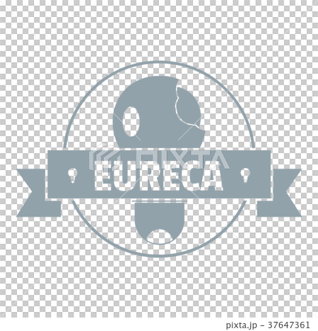 Eureka idea logo, simple gray style - Stock Illustration [37647361] - PIXTA
