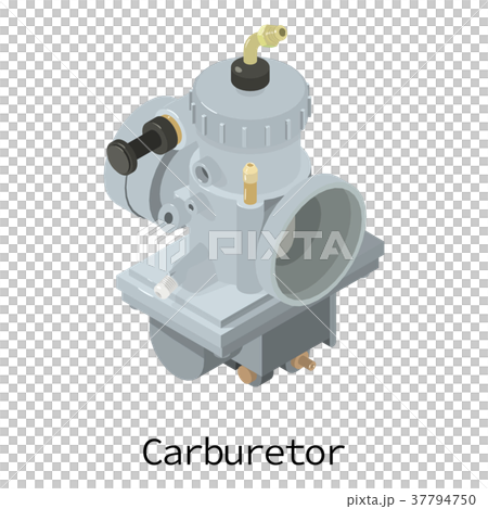 Carburetor icon, isometric 3d style - Stock Illustration [37794750] - PIXTA