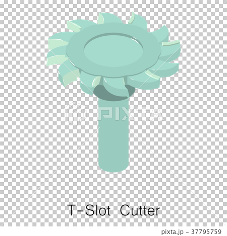 T-slot cutter bit icon, isometric 3d style - Stock Illustration ...