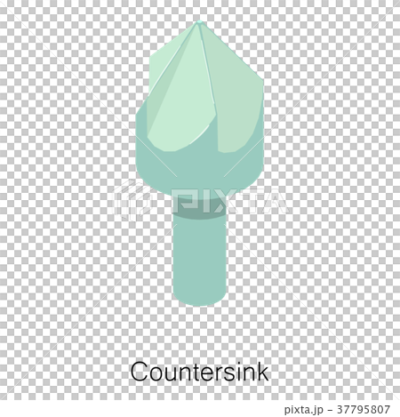 Countersink bit icon, isometric 3d style - Stock Illustration [37795807 ...