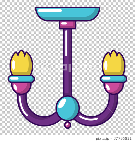 Chandelier icon, cartoon style - Stock Illustration [37795831] - PIXTA