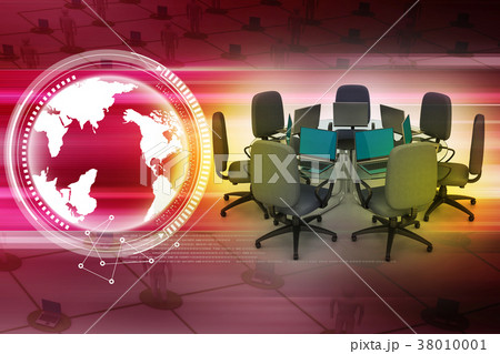 Conference tableのイラスト素材 [38010001] - PIXTA