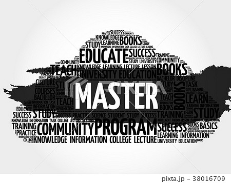 Master word cloud collageのイラスト素材 [38016709] - PIXTA