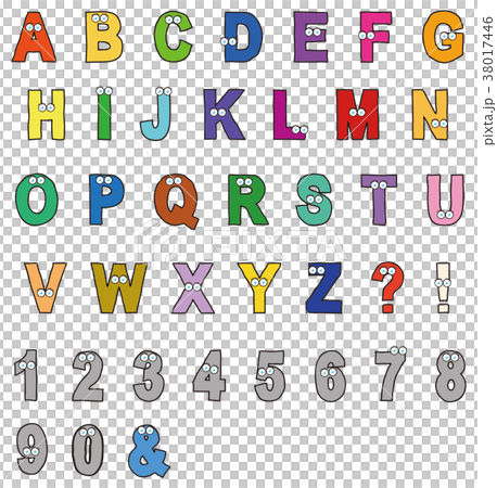 Alphabet character - Stock Illustration [38017446] - PIXTA