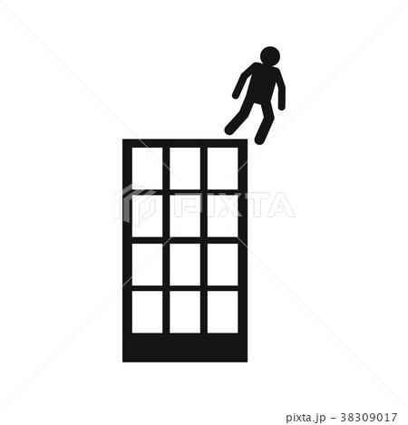 Person Falling Off Building