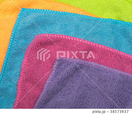 Multicolored Microfiber Pattern or Microfibreの写真素材 [38573637] - PIXTA