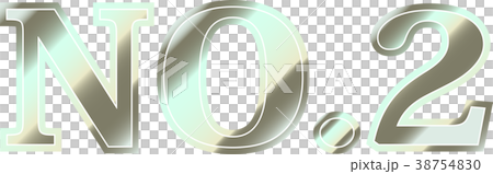 Silver No. 2 - Stock Illustration [38754830] - PIXTA