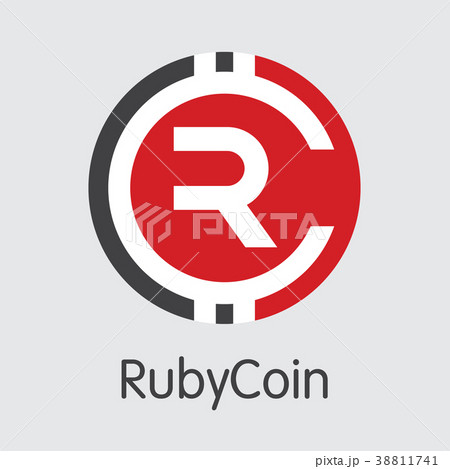 Rubycoin Cryptocurrency - Vector Colored Logo.のイラスト素材 [38811741] - PIXTA