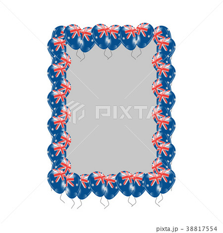UK flag frame or borderのイラスト素材 [38817554] - PIXTA