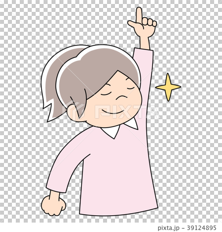 5 year old girl _ profane - Stock Illustration [39124895] - PIXTA