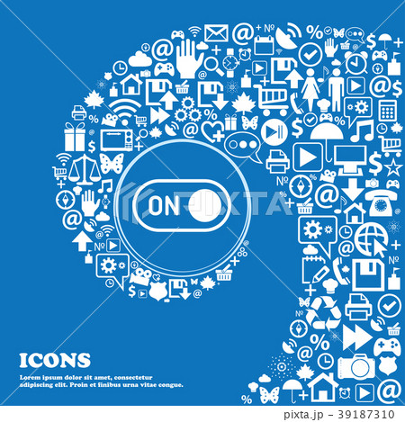 start icon sign. Nice set of beautiful icons twistのイラスト素材 [39187310 ...