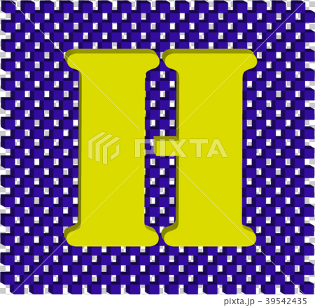 Checkered pattern: H - Stock Illustration [39542435] - PIXTA