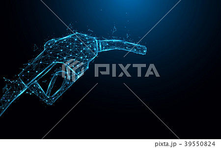 Abstract gas pump form lines and triangles.のイラスト素材 [39550824] - PIXTA