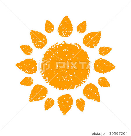 Hand Drawn Sunのイラスト素材 [39597204] - PIXTA