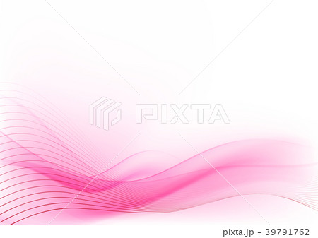 Curve and blend light pink abstract background 007のイラスト素材 [39791762 ...