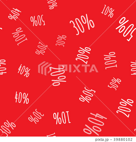 Percent seamless business background. のイラスト素材 [39880102] - PIXTA