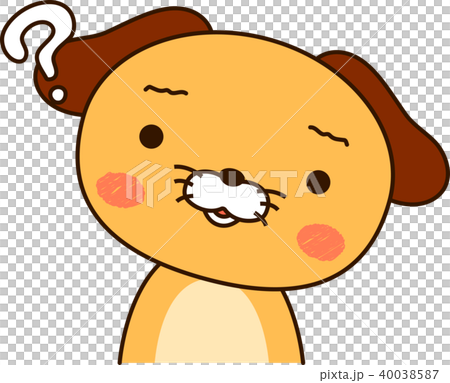 Dog cute expression doubt - Stock Illustration [40038587] - PIXTA