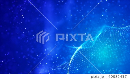 Background with nice abstract blue linesのイラスト素材 [40082457] - PIXTA