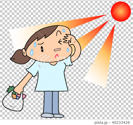 Intense heat - Stock Illustration [40233426] - PIXTA