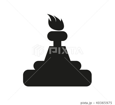 alcohol lamp iconのイラスト素材 [40365975] - PIXTA