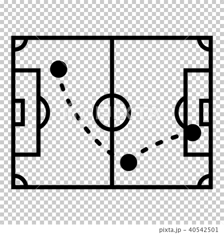 Football strategy icon, simple black style - Stock Illustration ...