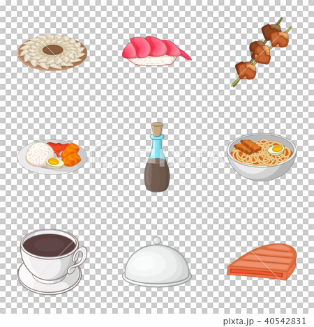 Mess icons set, cartoon style - Stock Illustration [40542831] - PIXTA