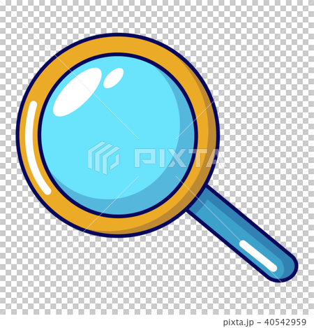 Magnifier icon, cartoon style - Stock Illustration [40542959] - PIXTA